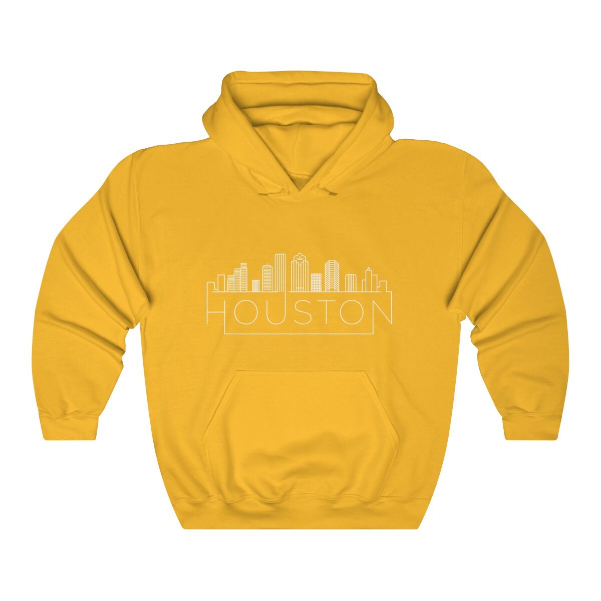 Houston Hoodie Adult Unisex Skyline Houston Texas - Etsy