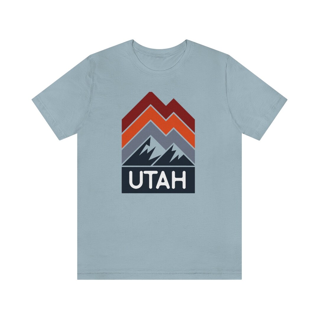 Utah T-shirt, Retro Mountain Unisex Utah Shirt - Etsy