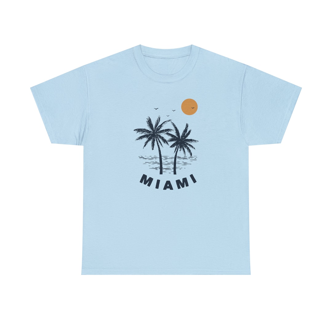 Miami, Florida T-shirt, Retro Classic Fit Unisex Miami Shirt - Etsy