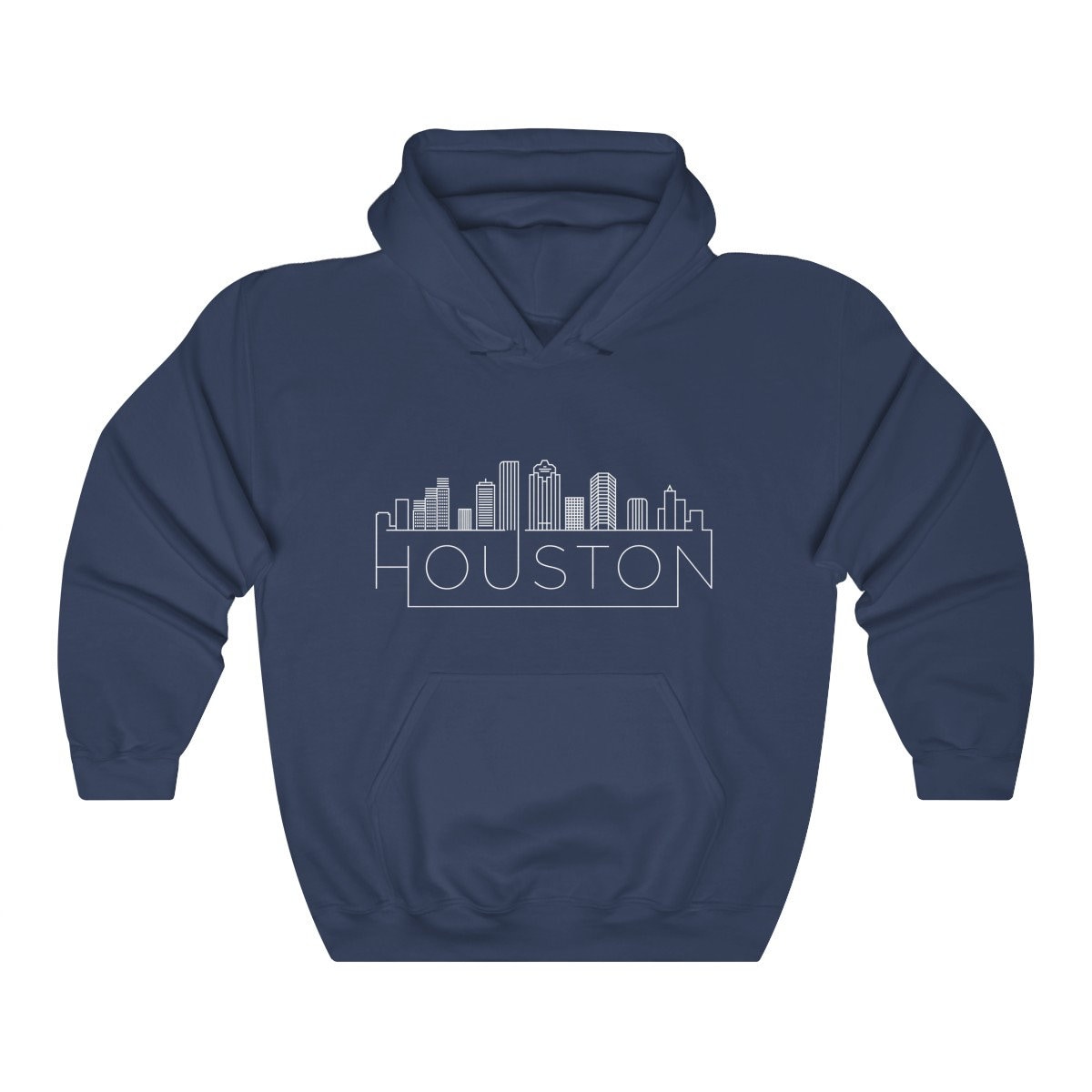 Houston Hoodie Adult Unisex Skyline Houston Texas - Etsy