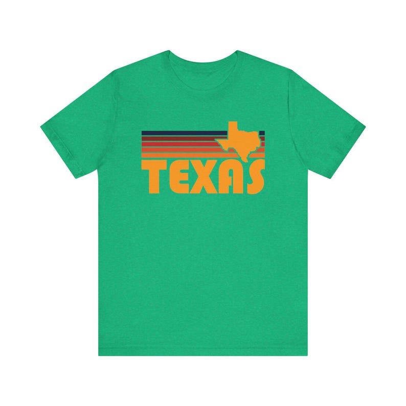 Texas T-shirt Retro - Adult Unisex Texas T Shirt - Personalization ...