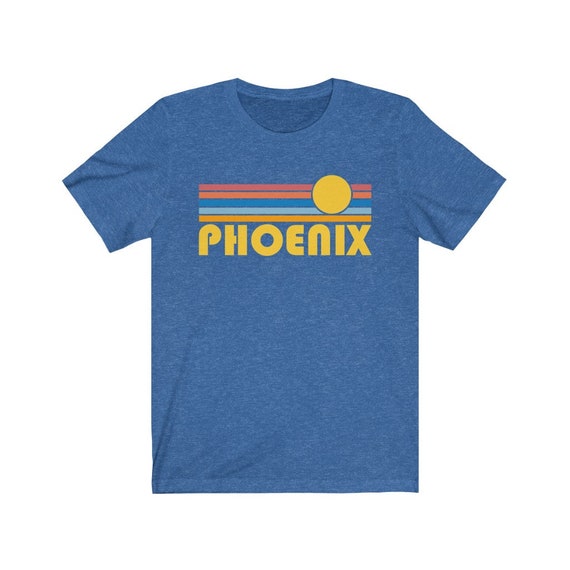 Phoenix Arizona Shirt Retro Sunset Unisex Phoenix T-shirt | Etsy