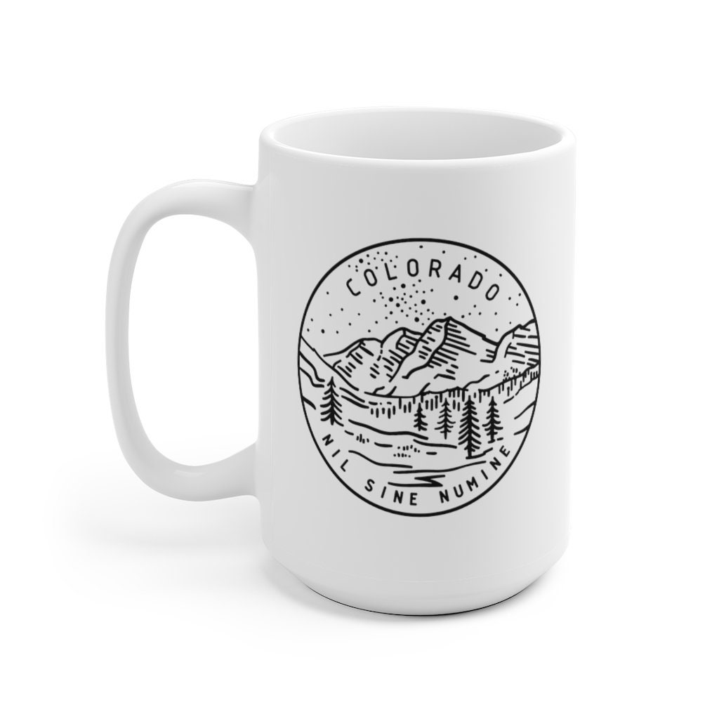 Colorado Mug State Design Ceramic Colorado Mug - Etsy