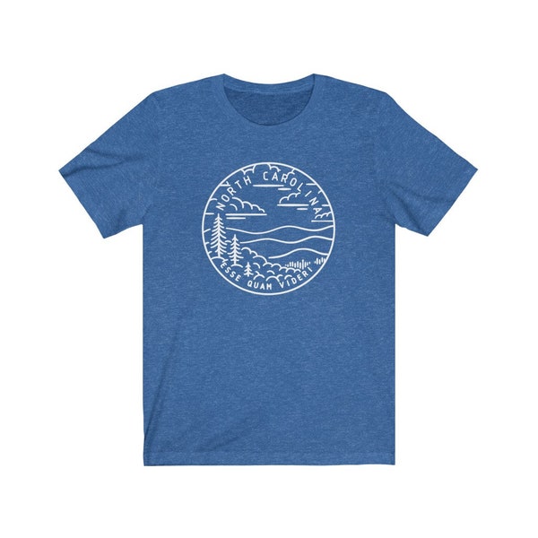 North Carolina Shirt - Etsy