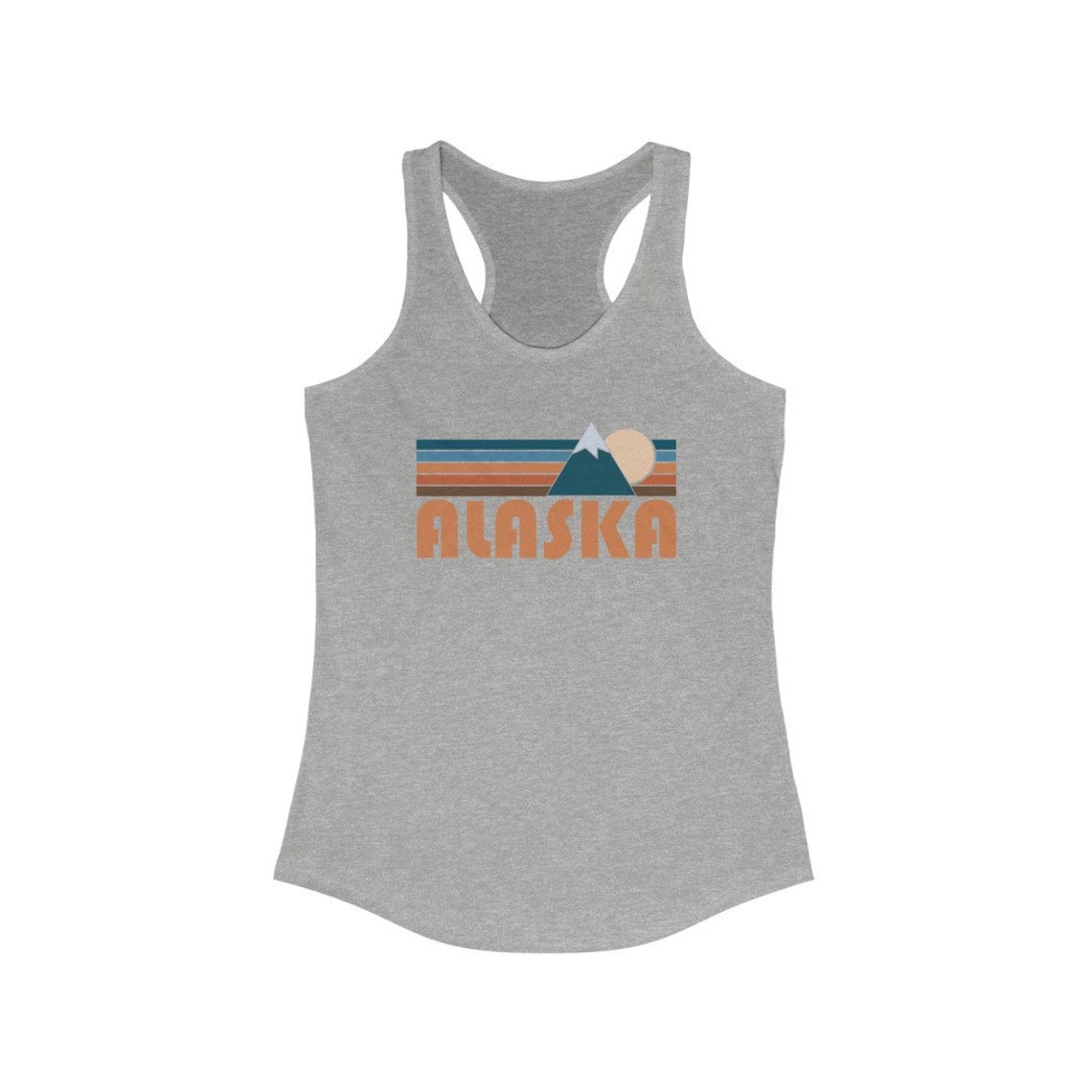 Alaska Women's Tank Women's Racerback Alaska Tank - Etsy