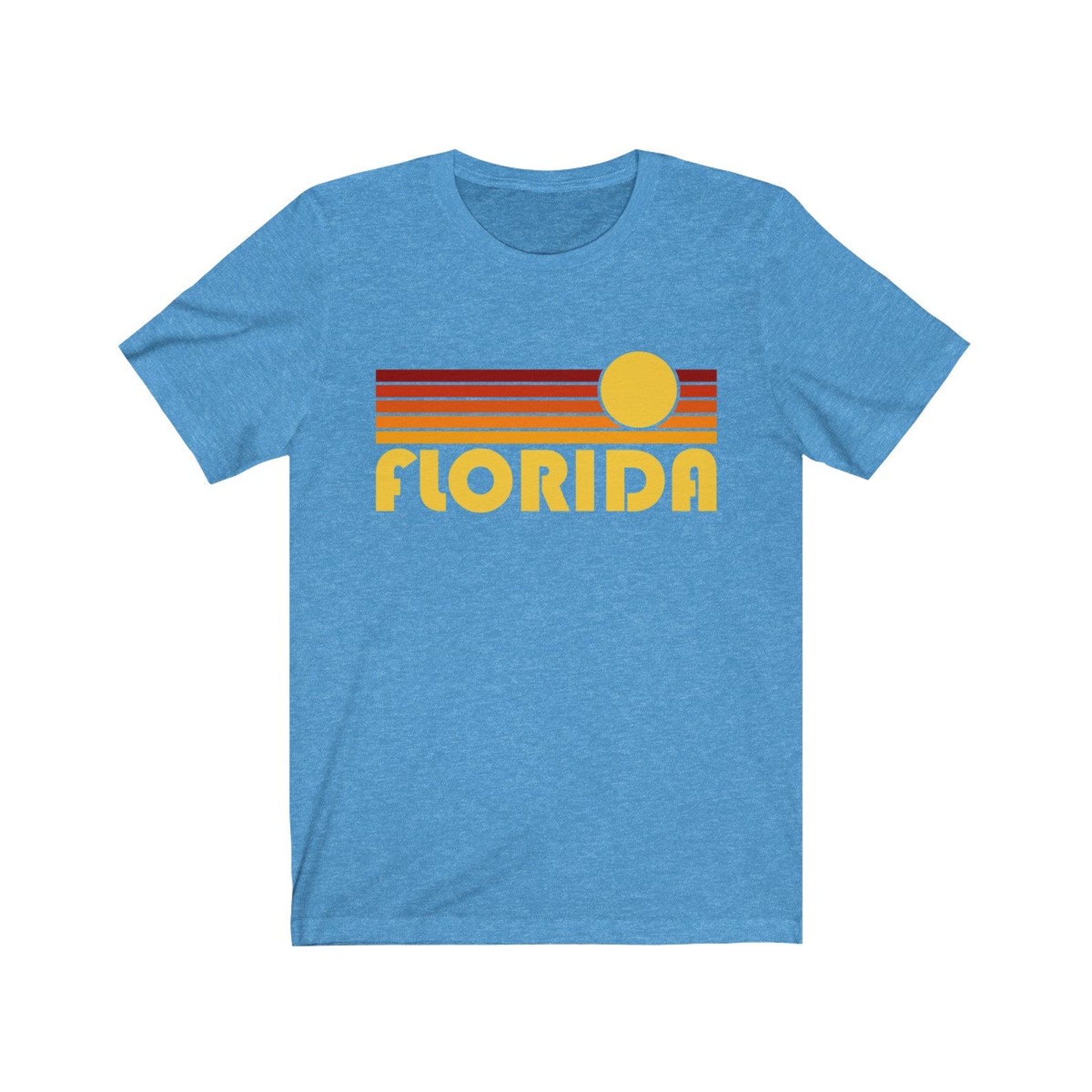 Florida T-shirt Retro Sunset Unisex Florida Shirt | Etsy