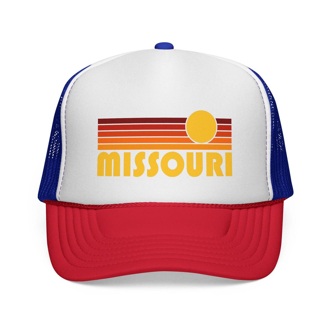 Missouri Retro Sun Trucker Hat - Vintage Style Missouri Cap - Etsy