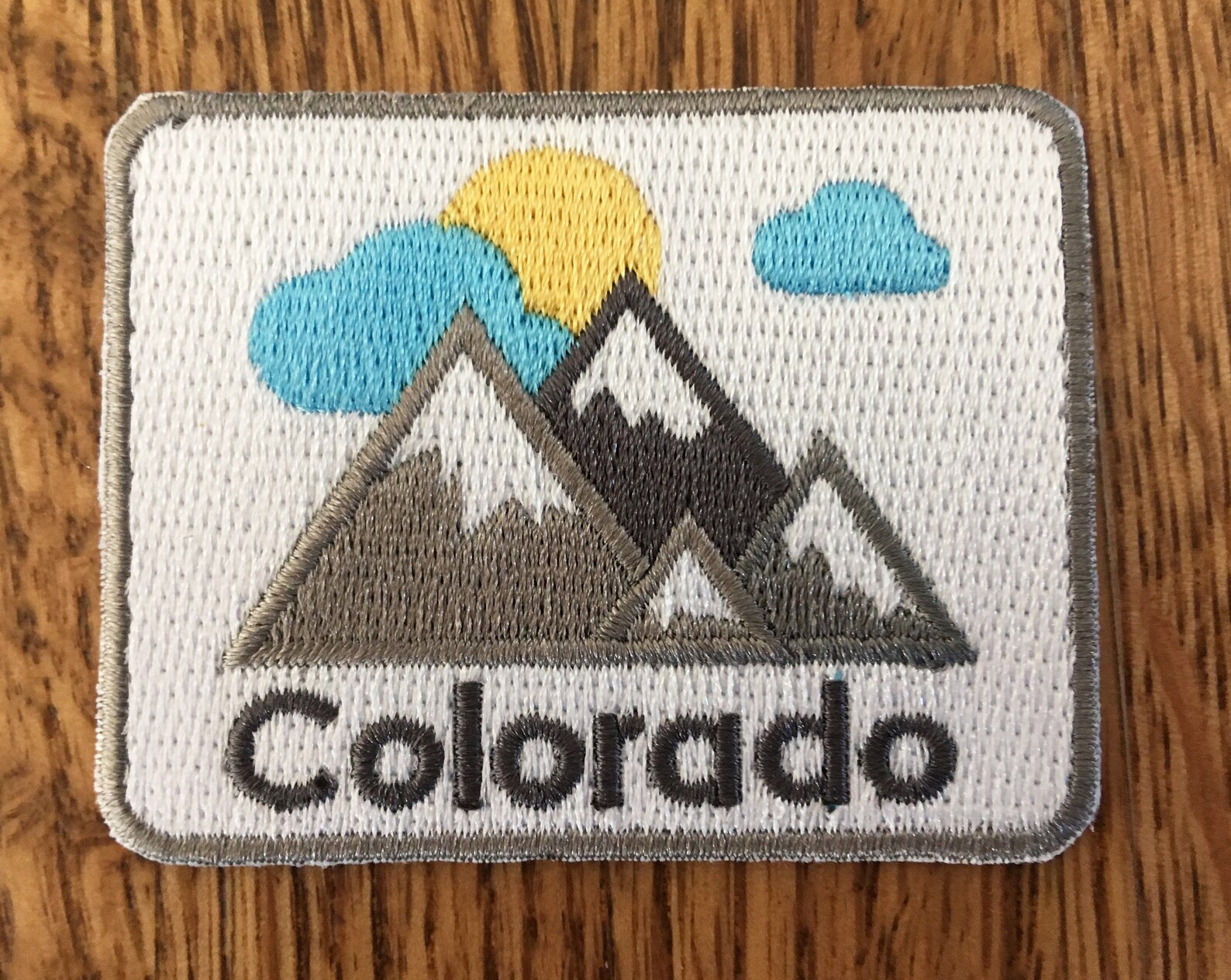 Colorado Patch Mountains 100% Embroidered Sew or Iron-on | Etsy