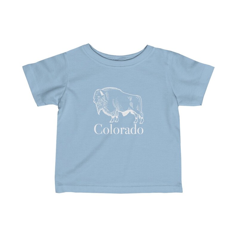 Colorado Infant Shirt Retro Buffalo Unisex Colorado Infant T | Etsy