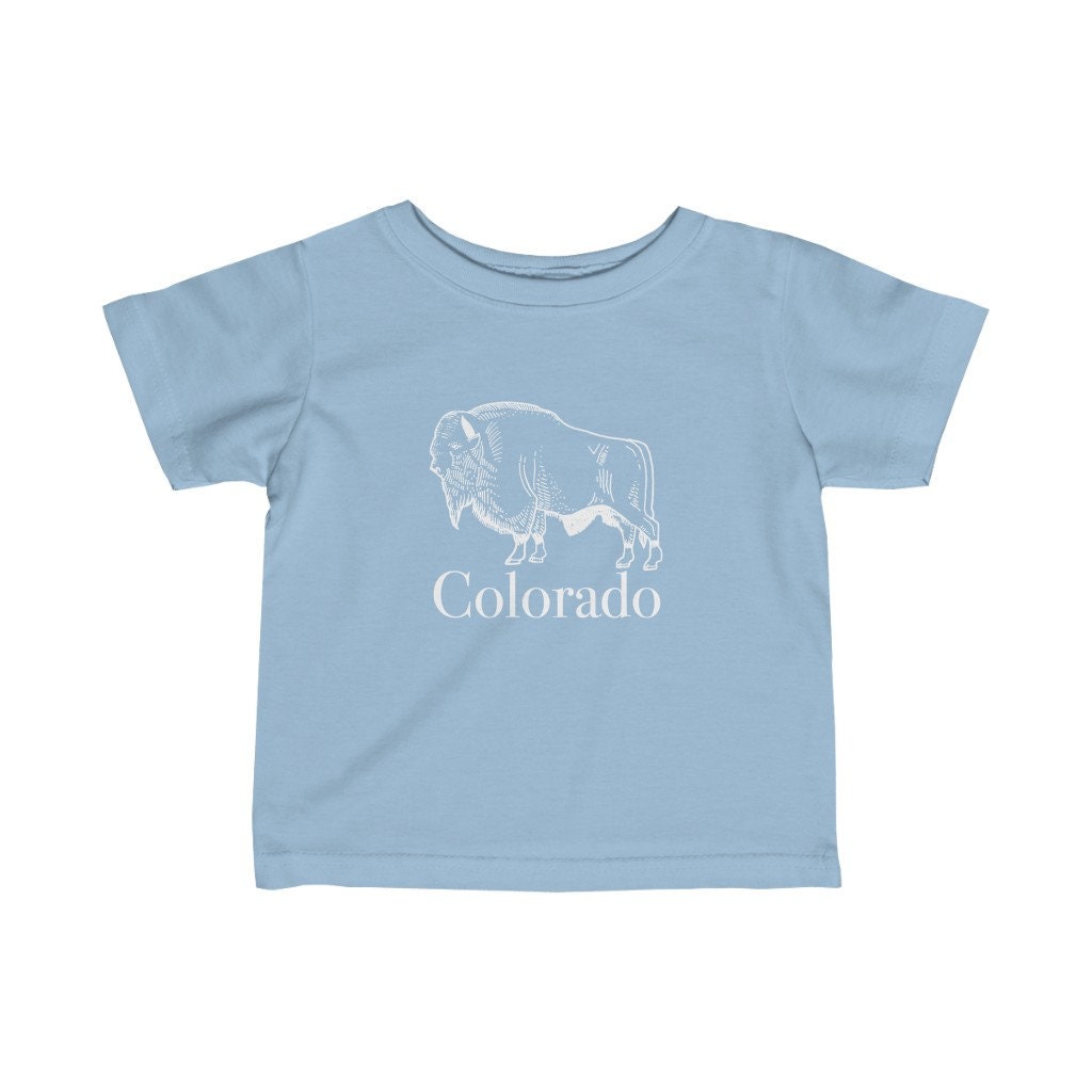 Colorado Infant Shirt Retro Buffalo Unisex Colorado Infant T | Etsy