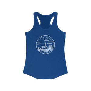 New York Women's Tank Top, State Design Racerback New York Tank Top ...