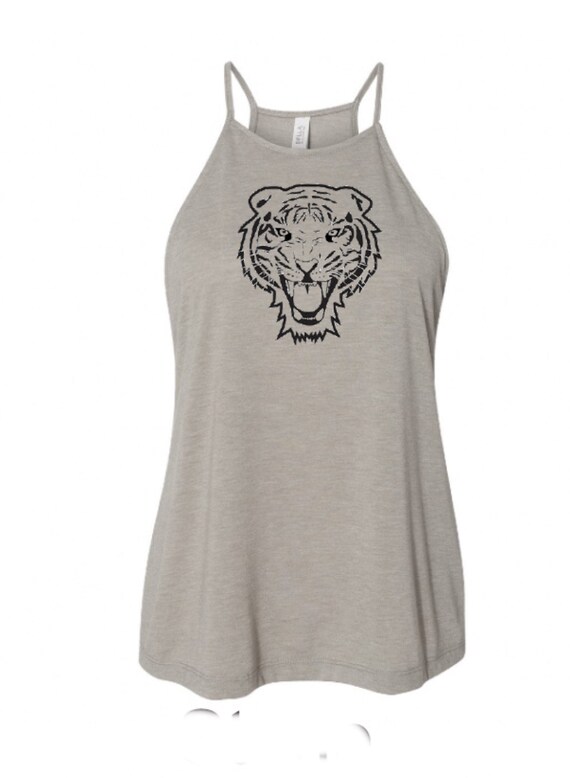 Tiger Face Graphic Tank | Etsy