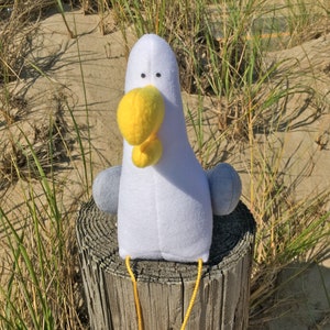 Cute Soft Seagull Toy, Plush Nautical Nursery Decor, Sea Creature ...