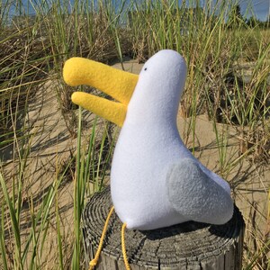 Cute Soft Seagull Toy, Plush Nautical Nursery Decor, Sea Creature ...