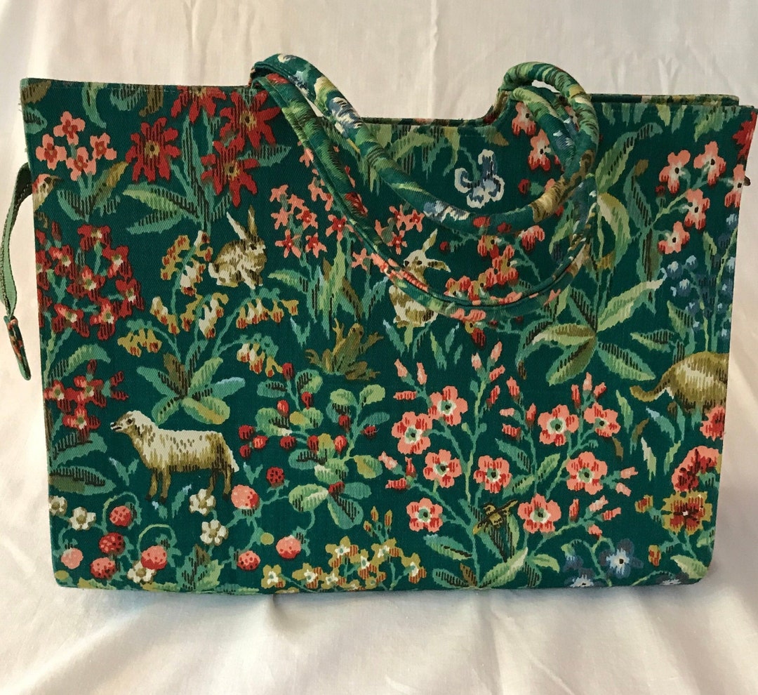 Margaret Smith Vintage 60s Handbag Holiday Colors Wildlife - Etsy