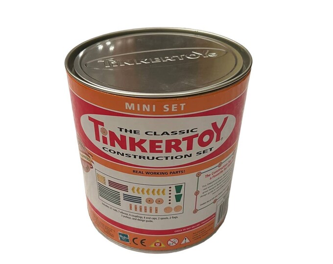 Vintage Tinker Toy Set - Etsy
