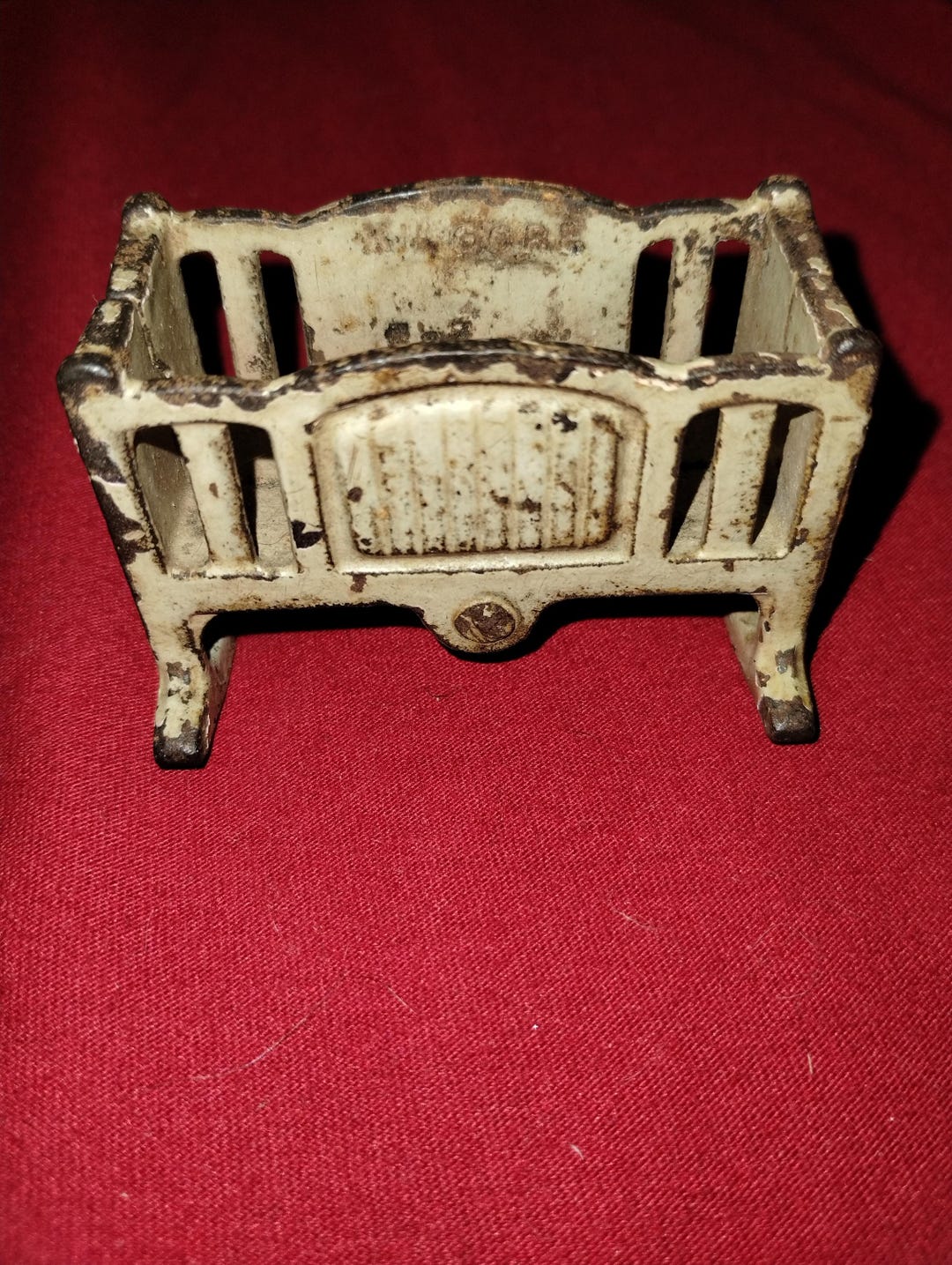 Vintage Almost Antique Kilgore Sally Ann Cast Iron Rocking Baby Crib - Etsy