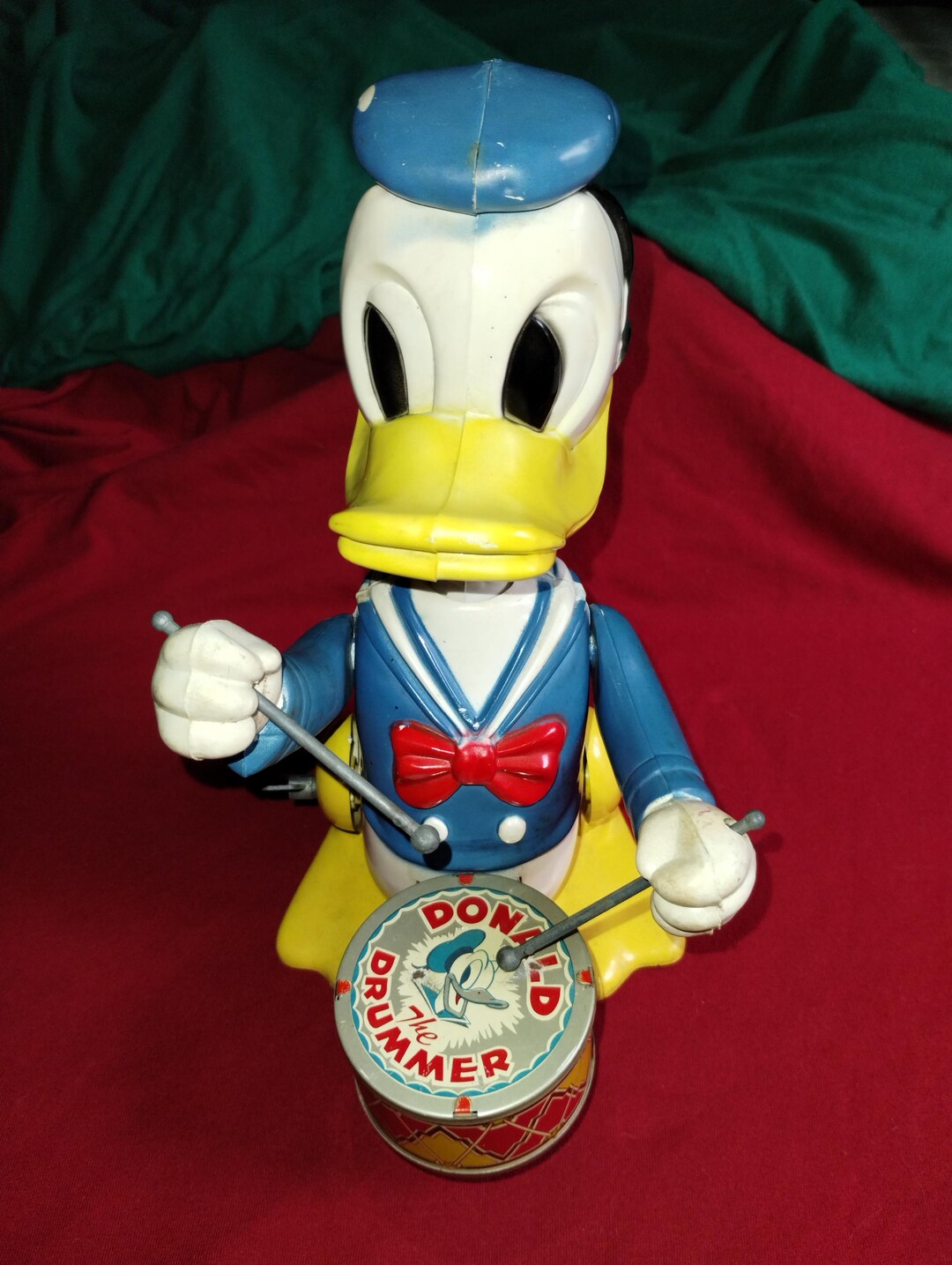 Working 1950's Marx Donald the Drummer Wind up Litho Toy 10" Tall - Etsy