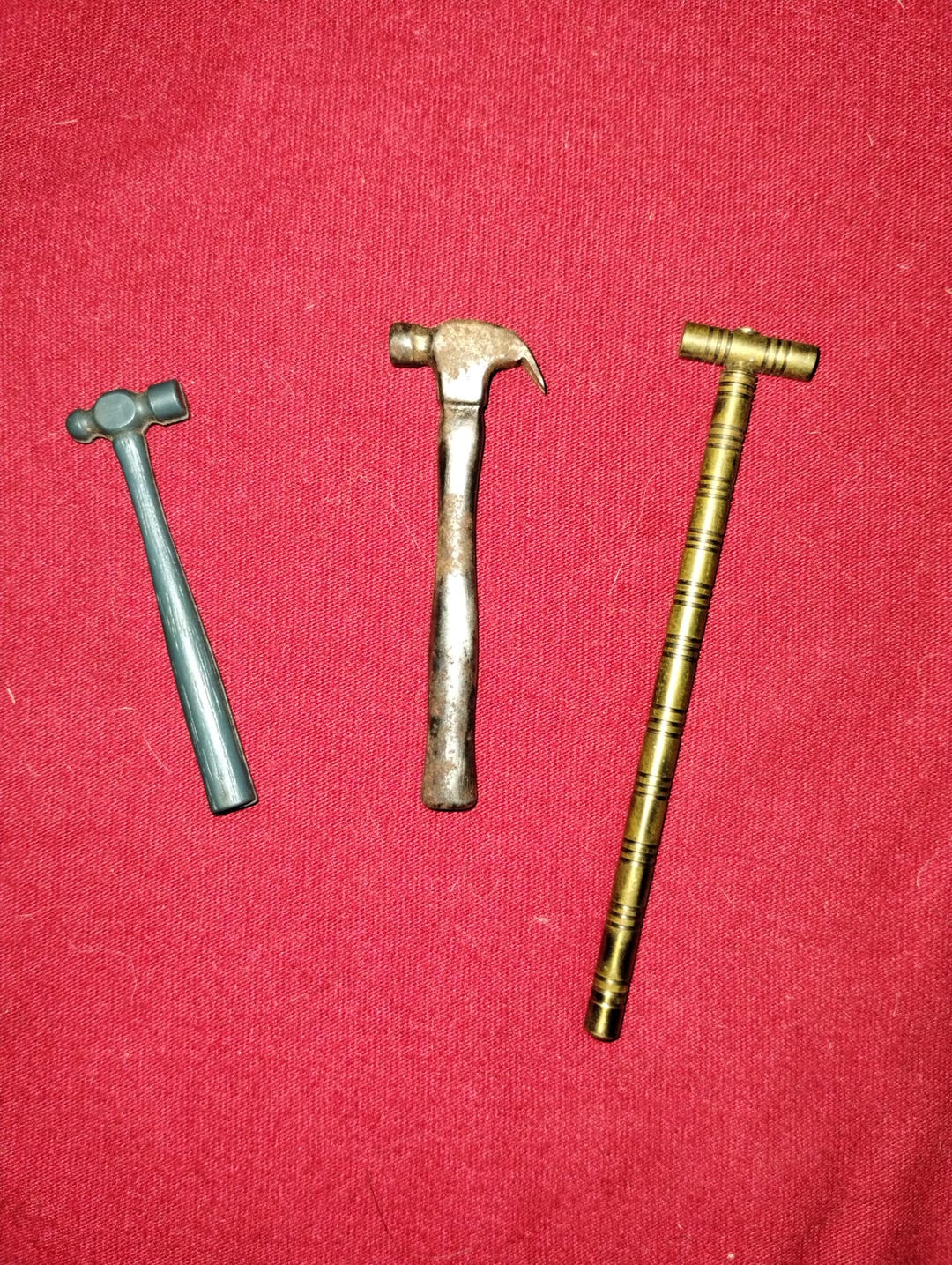 Three Miniature Hammers Croquet Metal Plastic - Etsy