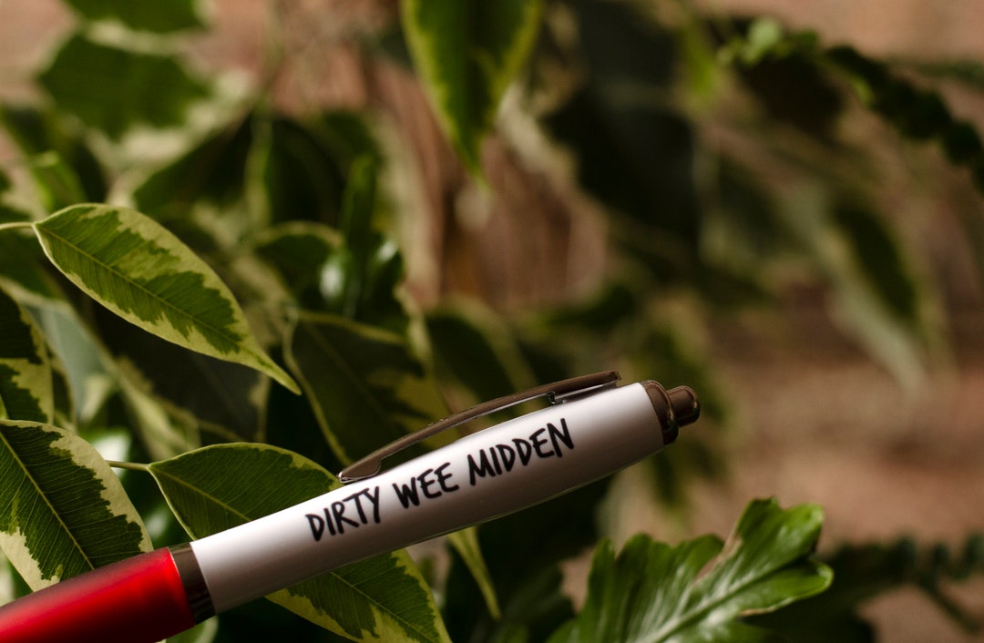 SWEARY PENS / Dirty Wee Midden / Funny Rude Pens / Adults Only ...