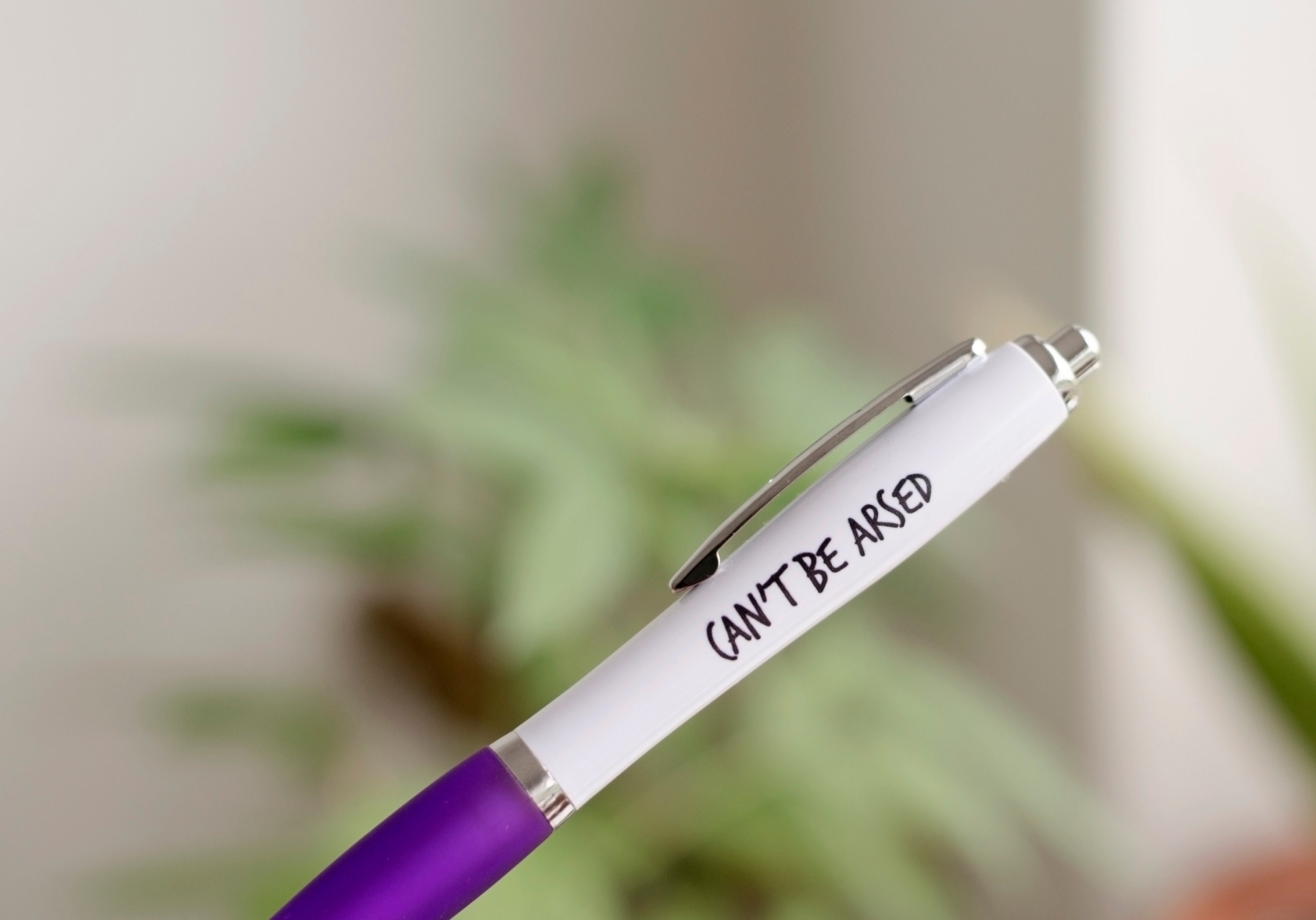 SWEARY PENS / Funny Rude Pens / Adults Only / Can't Be Ars*d - Etsy