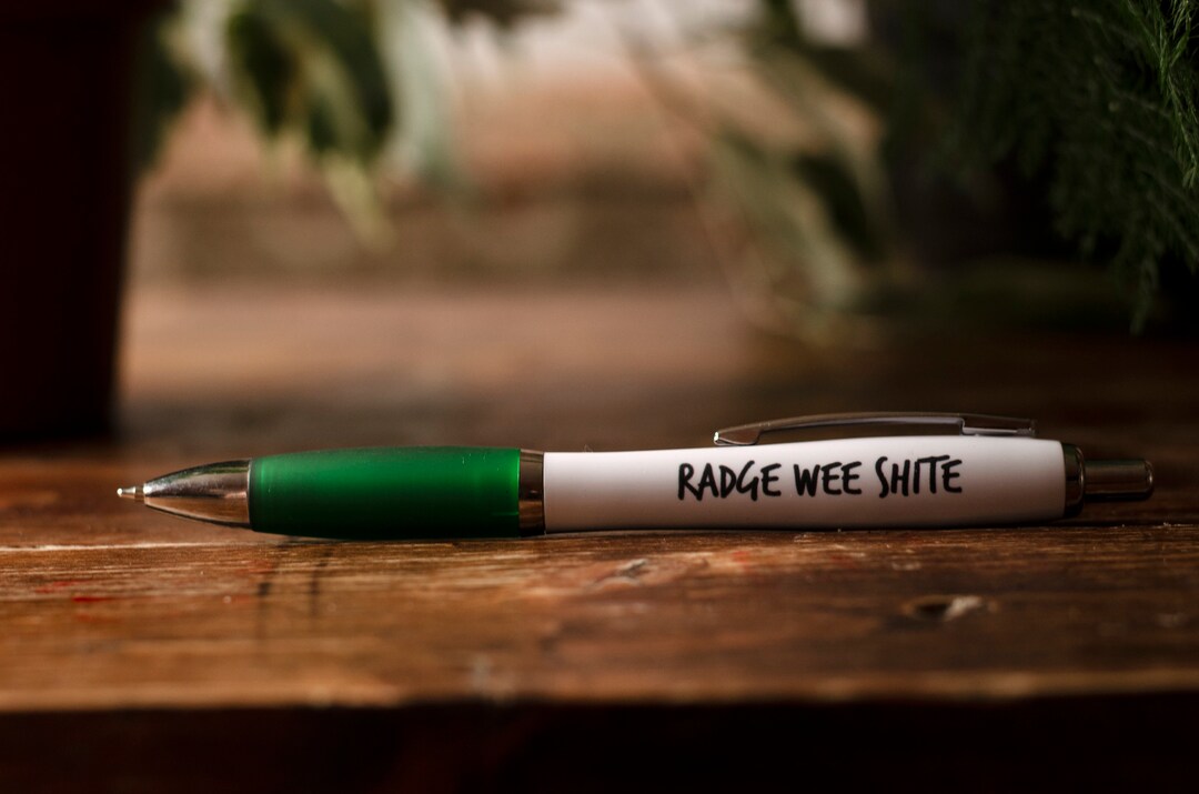 SWEARY PENS / Radge Wee Shte / Funny Rude Pens / Nur Erwachsene ...