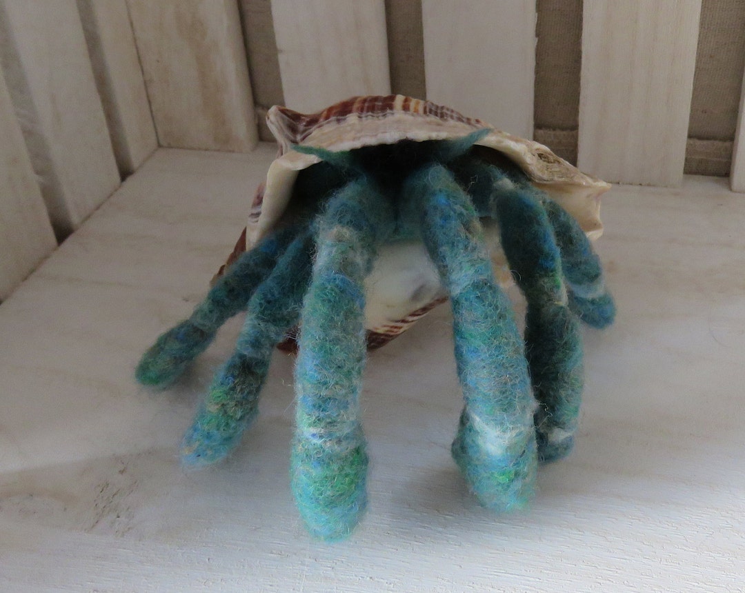 Needle Felt Hermit Crab - Etsy