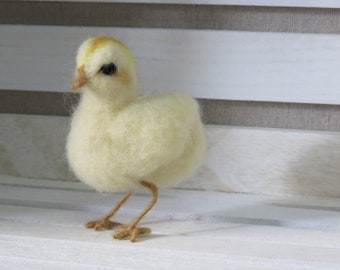 Needle Felted Chick | Etsy