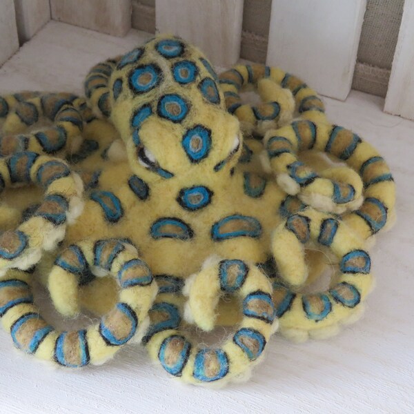 Needle Felt Octopus - Etsy