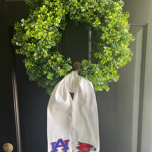 College Wreath - Etsy