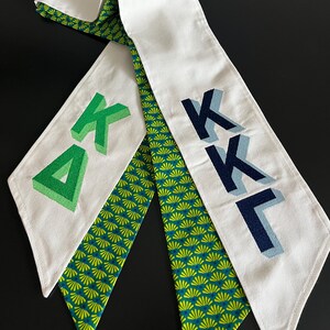 Greek Letter Wreath Sash - Etsy