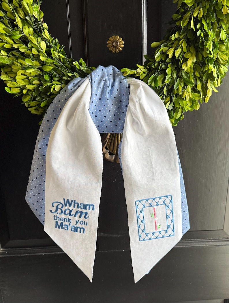 Mahjong Wreath Sash - Etsy