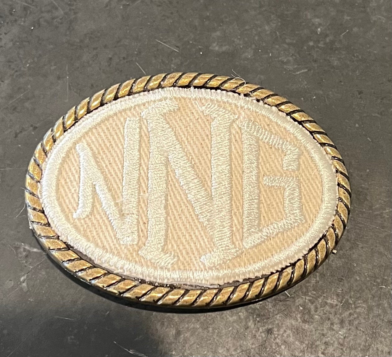 Monogrammed Belt Buckle - Etsy
