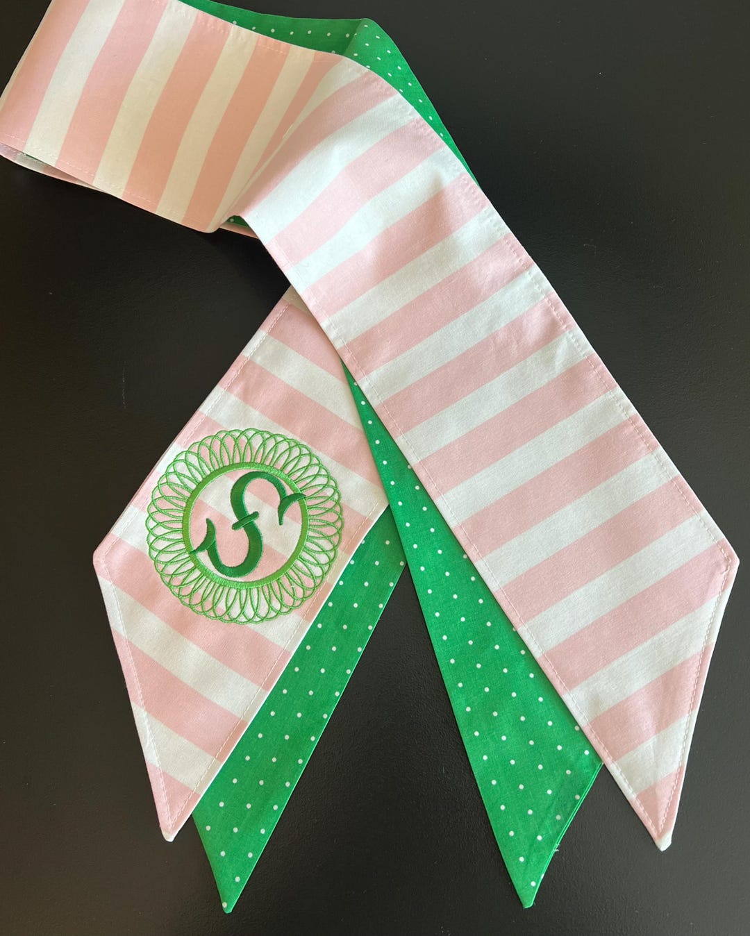 Preppy Wreath Sash - Etsy