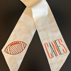 College Football Wreath Sash - Etsy