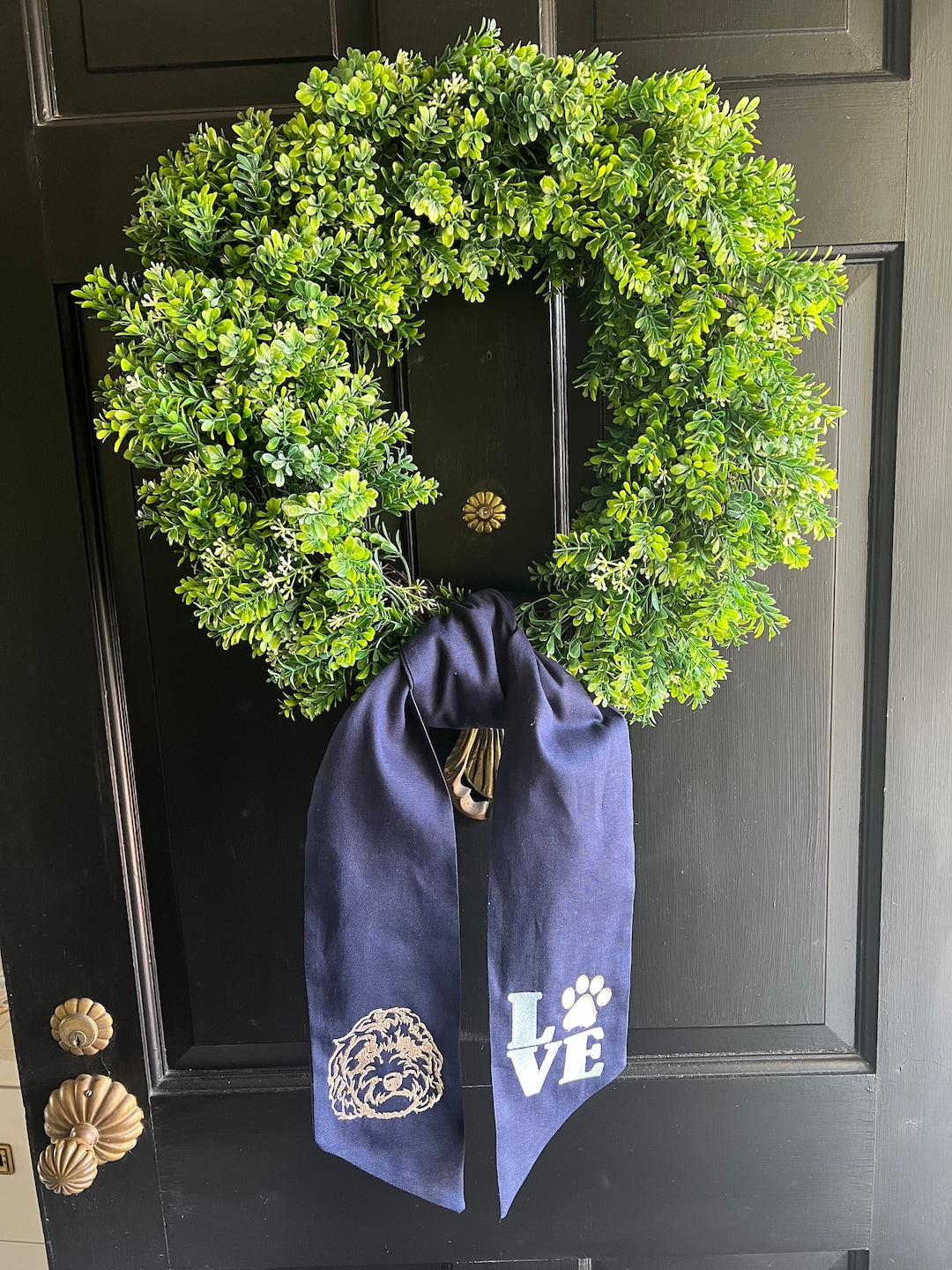 Puppy Love Wreath Sash - Etsy