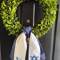 Embroidered Mahjong Wreath Sash: Personalized Door Decoration - Etsy