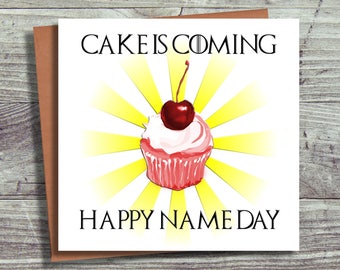 Name day card | Etsy