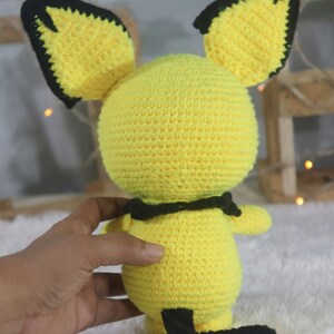 PDF Pattern, Pokemon Pichu, Amigurumi Pokemon, Crochet English Pattern ...