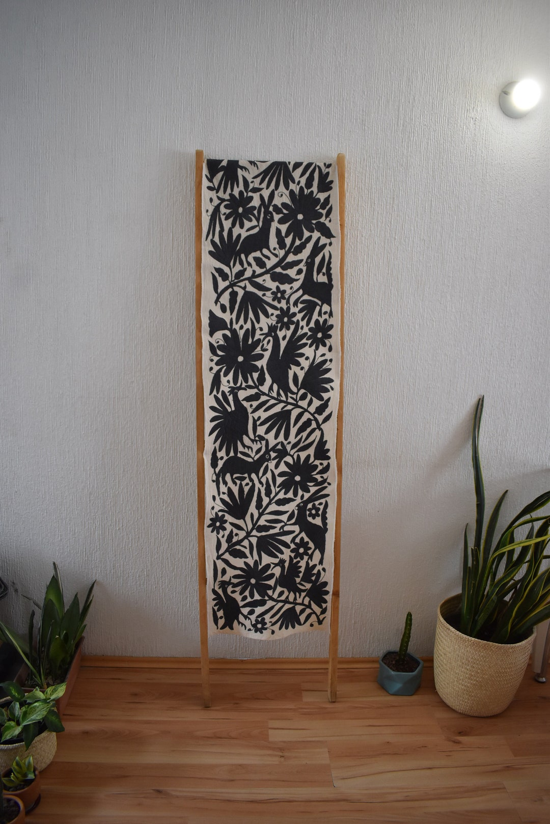 1 Embroidered Path. Hand Embroidered. Otomi Crafts From Tenango ...
