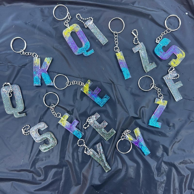 Resin Keyring - Etsy UK