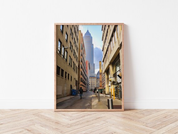 Alley Cityscape of Downtown Cleveland Ohio Photography Print - Etsy