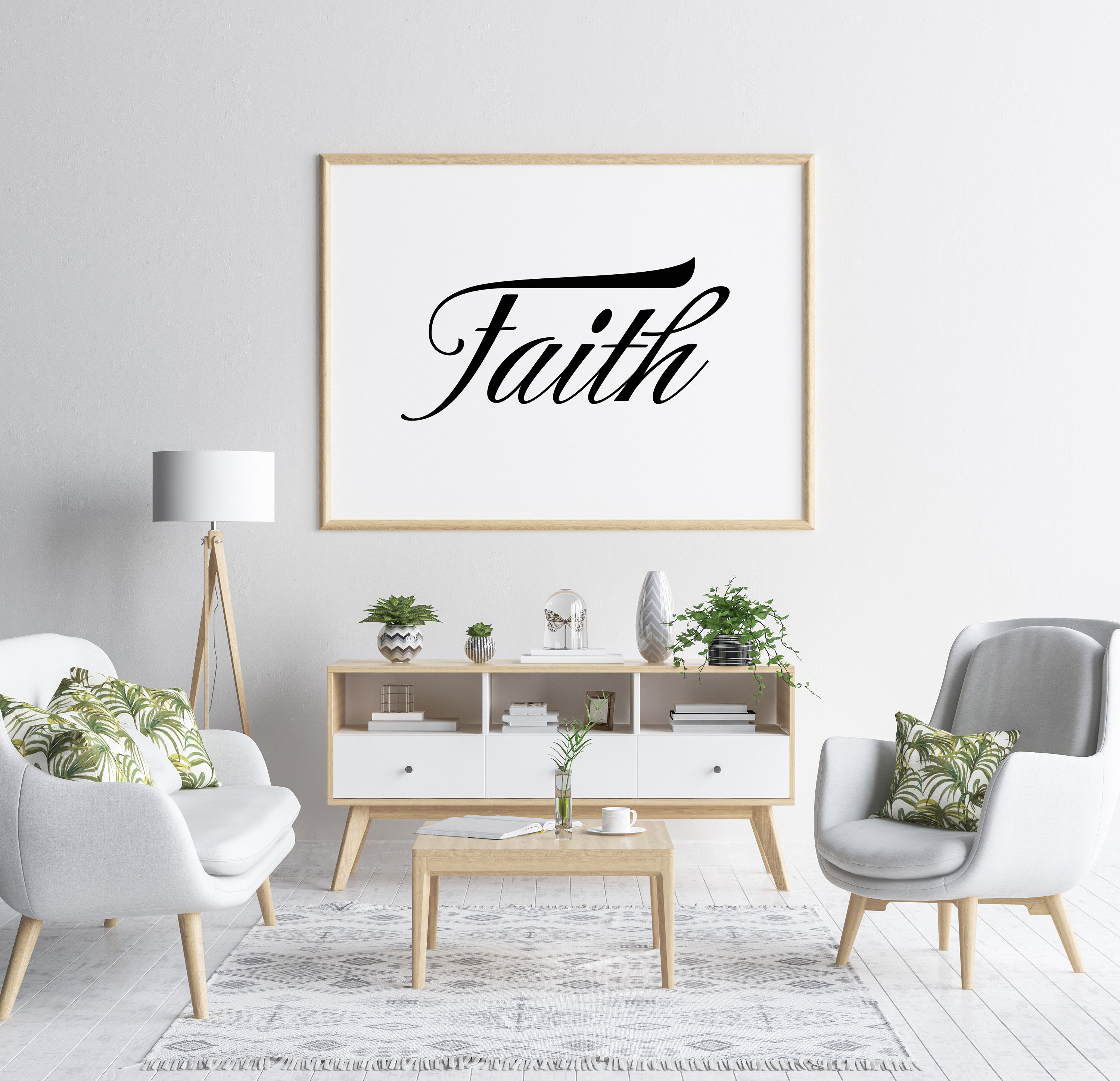 Faith Printable Wall Art, Home Decor, Poster, Print, Quote Art, Digital ...