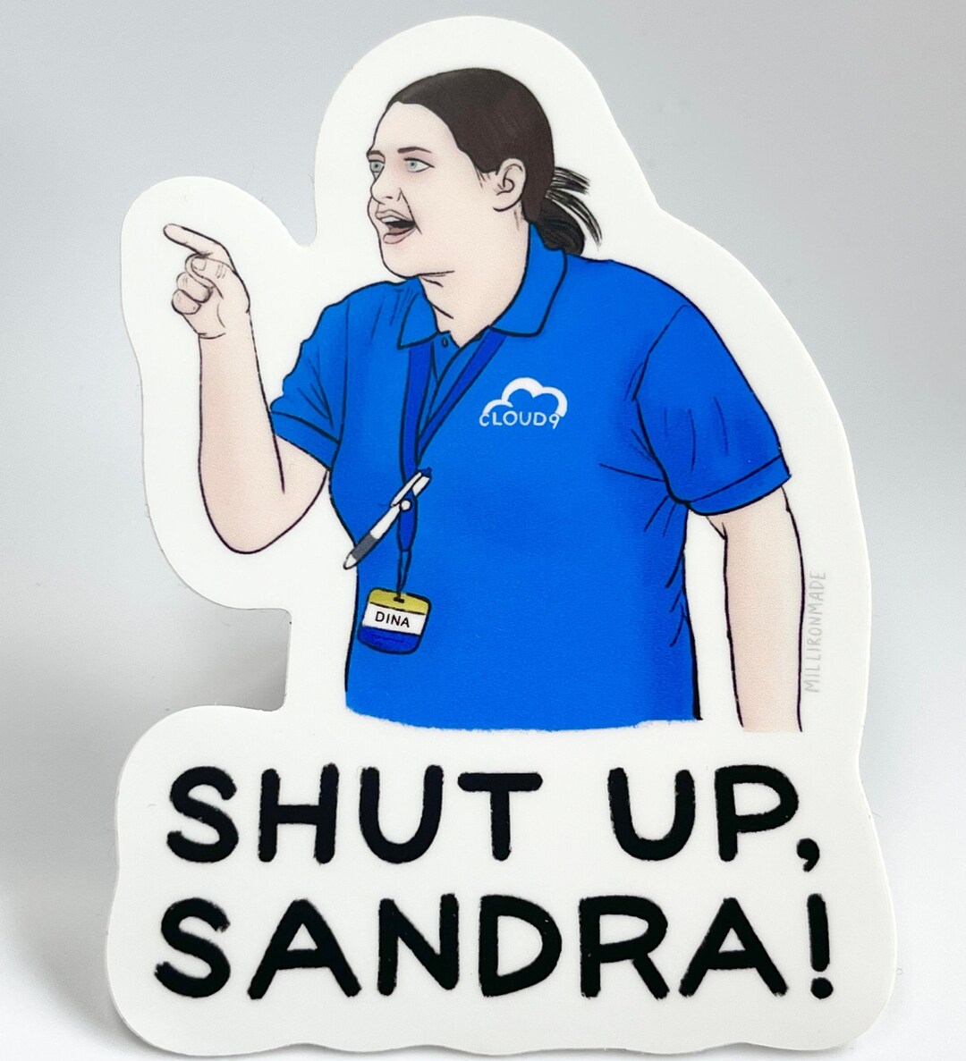 Shut up Sandra Vinyl Sticker - Etsy