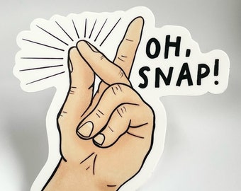 Oh Snap Sticker - Etsy