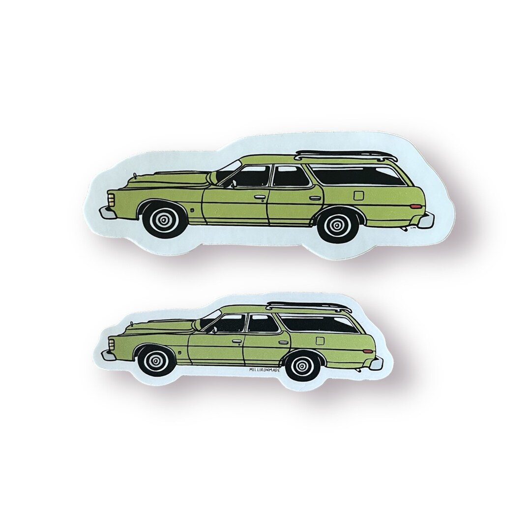 Wagon Vinyl Sticker 2 Sizes - Etsy