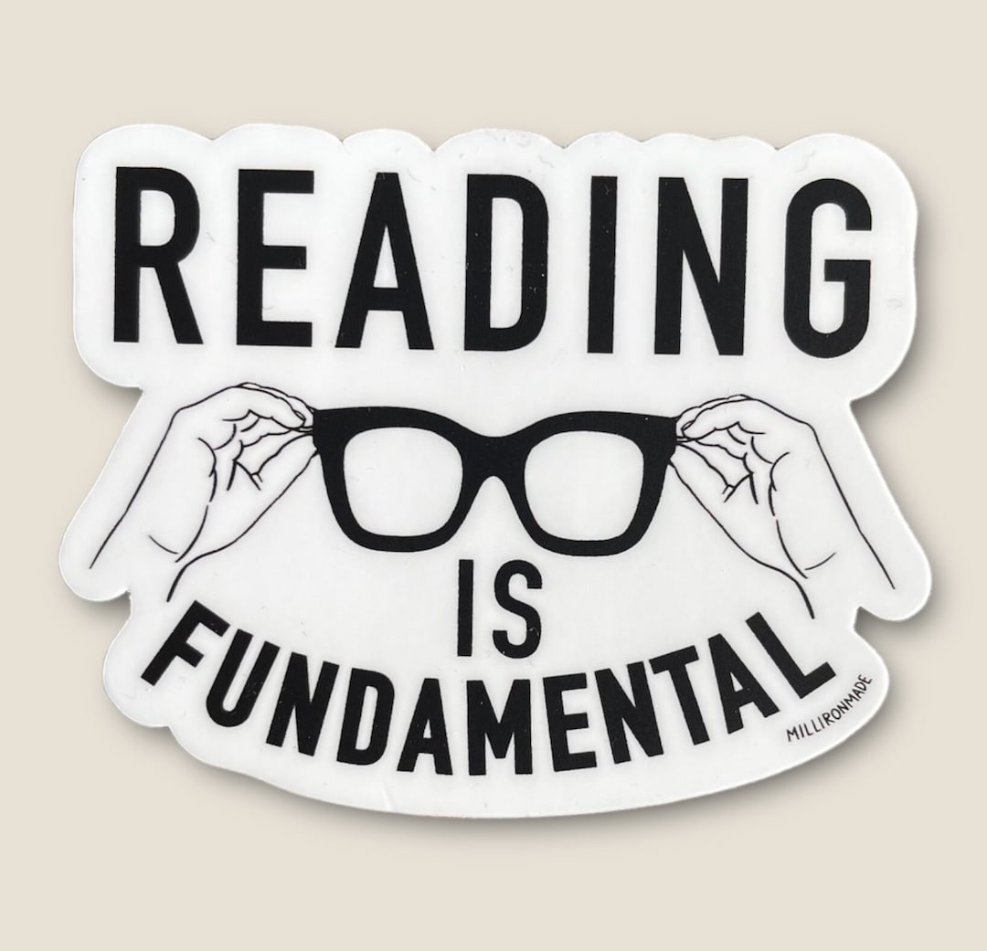 Reading is Fundamental Vinyl Sticker - Etsy