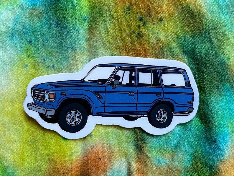 Toyota Land Cruiser Vinyl Sticker - Etsy