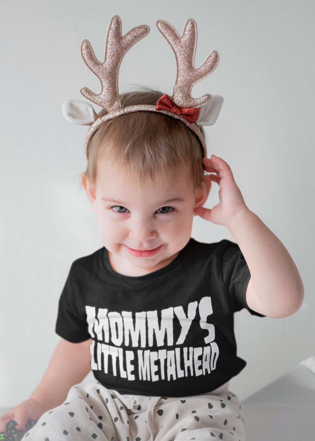 Mommy's Little Metalhead Cotton Baby T-shirt - Alt Mom Gift Idea ...