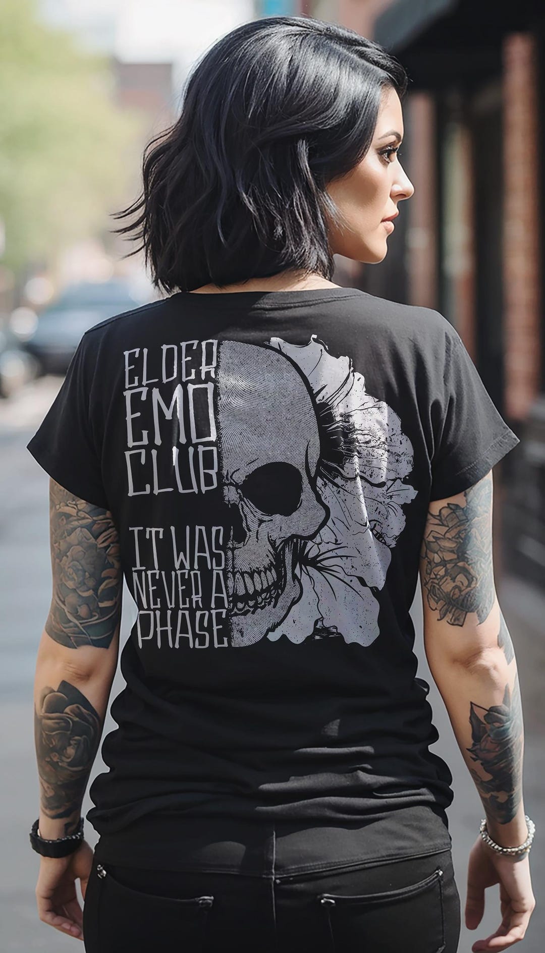 Camiseta del club emo de ancianos: lista para la noche emo: nostalgia ...